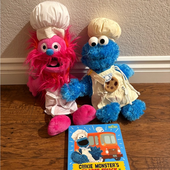 Toys | Sesame Street Chef Plush Toy Set And Book | Poshmark